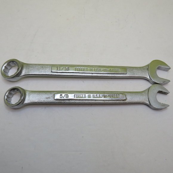 craftsman | Other | 2 Vtg Craftsman Forgedvv 58 44697 116 44698 Made In ...